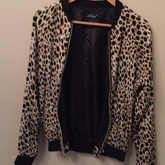 Nasty Gal | Jackets & Coats | Nasty Gal Motel Leopard Bomber Jacket ...